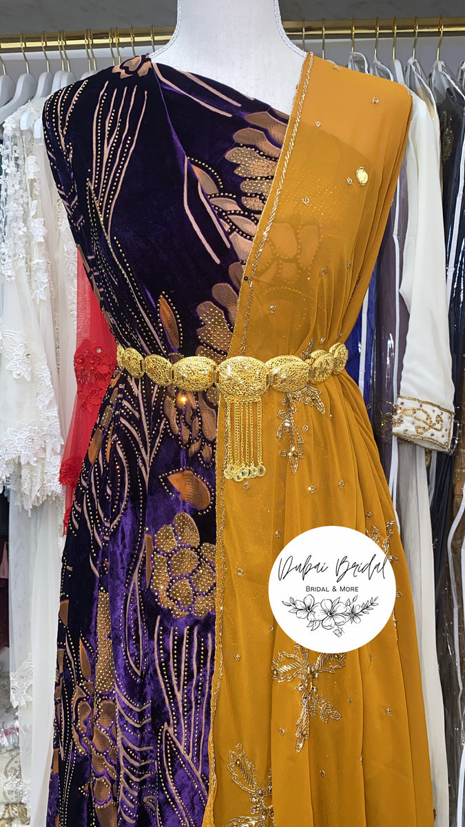 Purple Bedazzled Dirac – Dubai Bridal