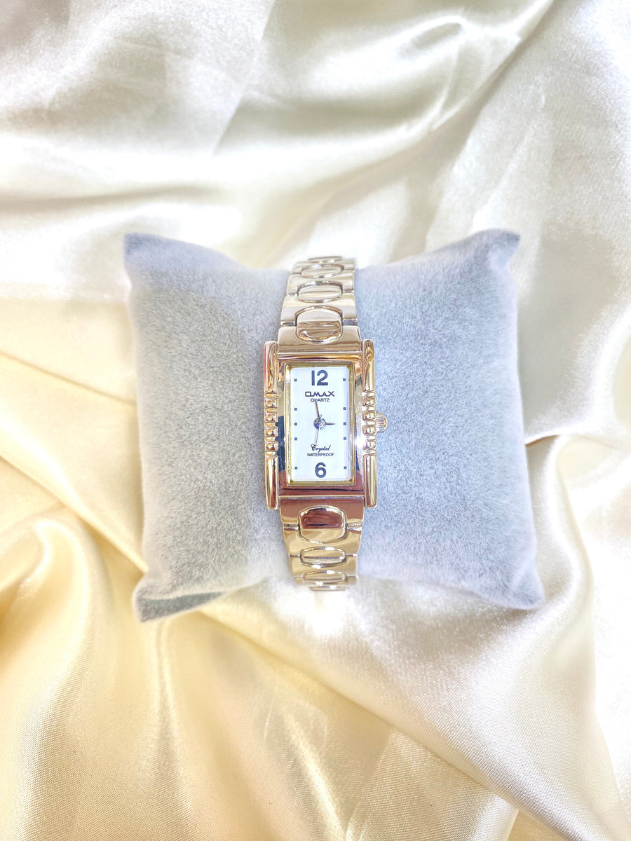 Silver Rectangle Watch – Dubai Bridal