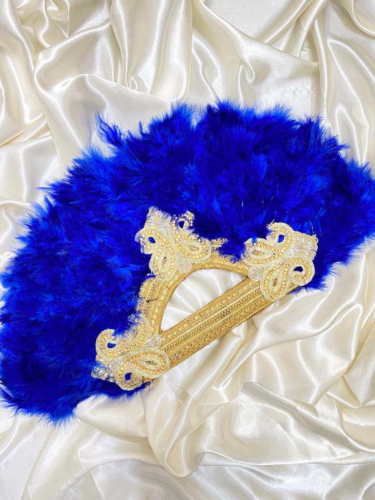 Royal Blue Fan No. 2 – Dubai Bridal