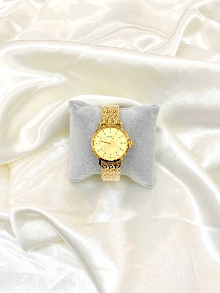 Gold Clock Tower Watch – Dubai Bridal