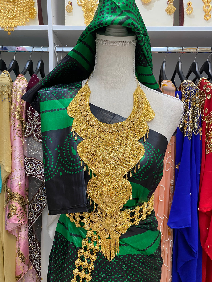 Green Circle Shaash Set – Dubai Bridal