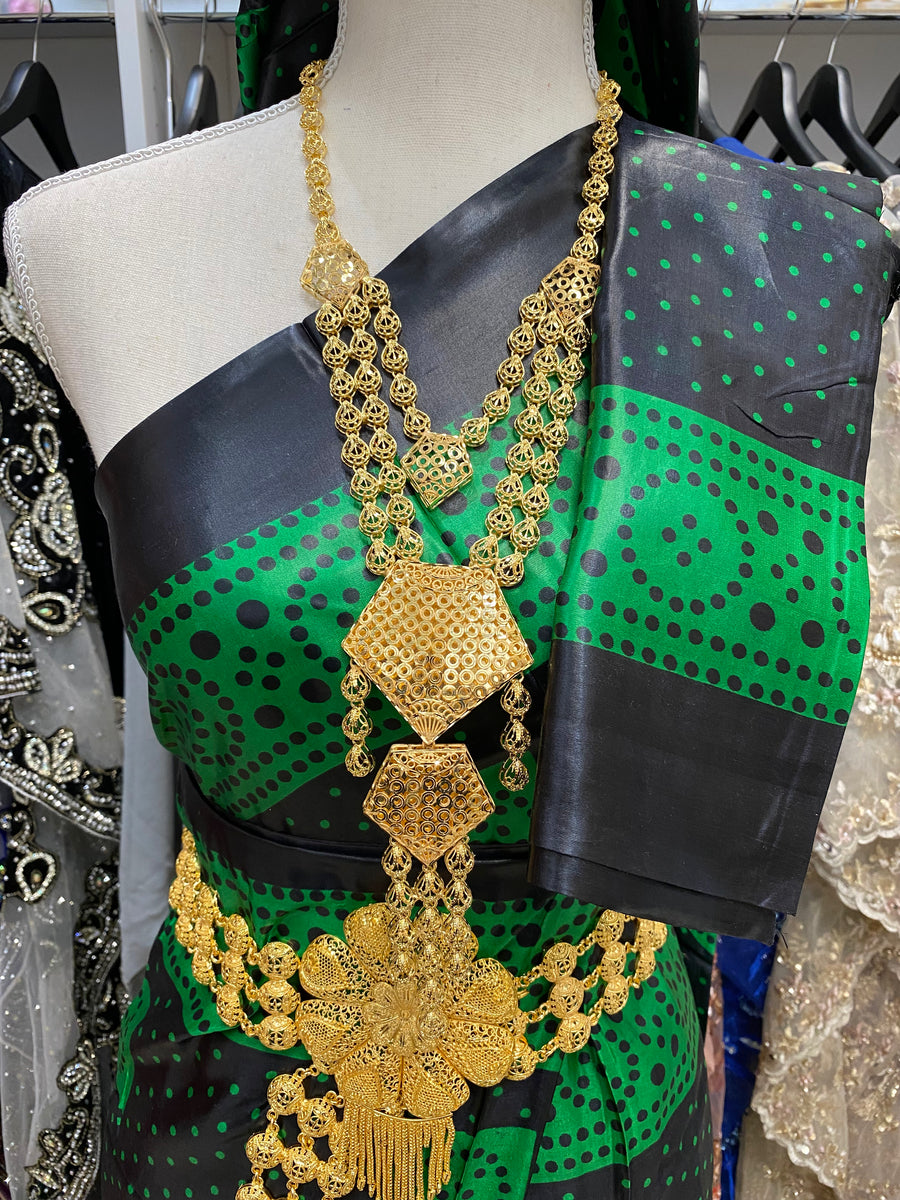 Green Cookie Shaash Set – Dubai Bridal